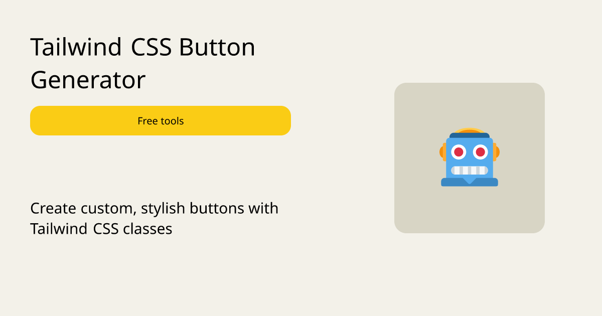 Tailwind Css Button Generator 