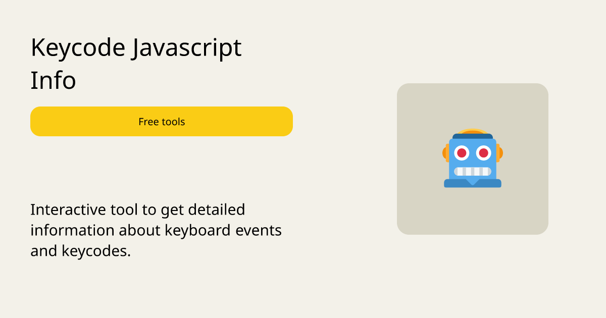 Keycode Javascript Info 0847