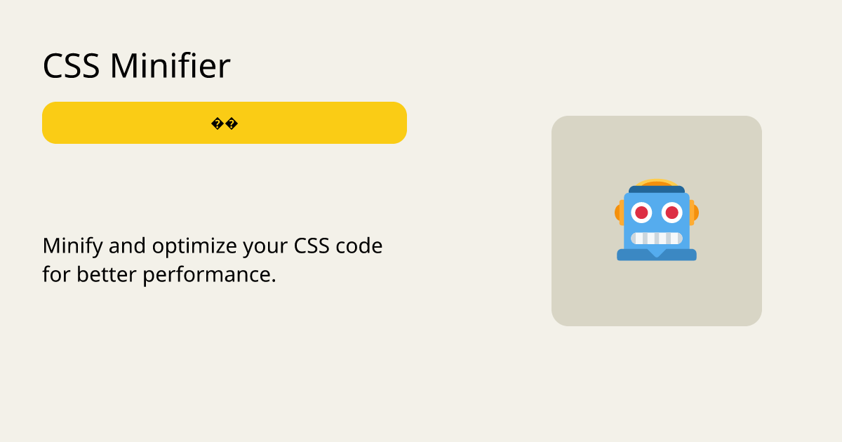 Css Minifier 8636