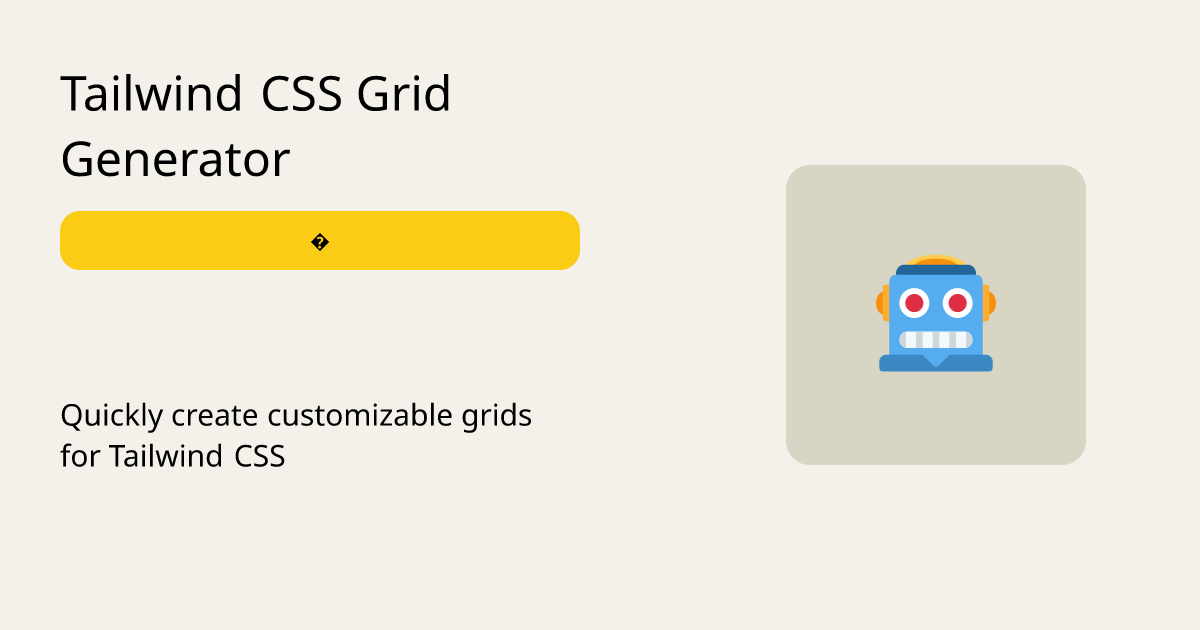 Tailwind Css Grid Generator 5480